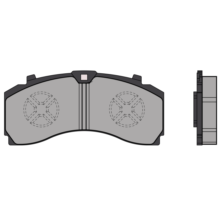 WVA NO - 29246 - DISC BRAKE PAD SET | Library AS Fren